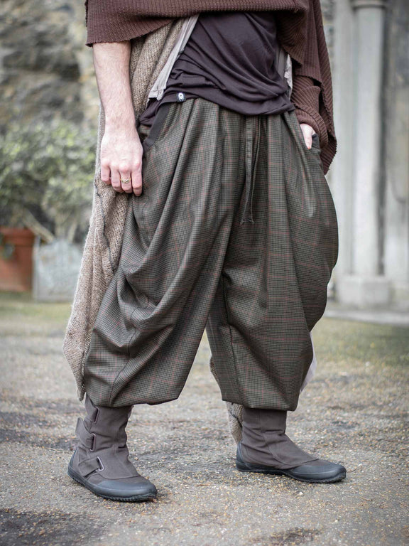 Hattori Men's Harem Gun Club Wool Ninja Pants - Rags by Jak